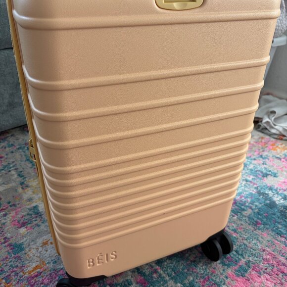 BEIS | Bags | Bis The Carry On Roller In Honey Summer 224 Limited ...